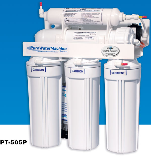 4 & 5-stage 50 gpd w/pump | Vertex Water Products